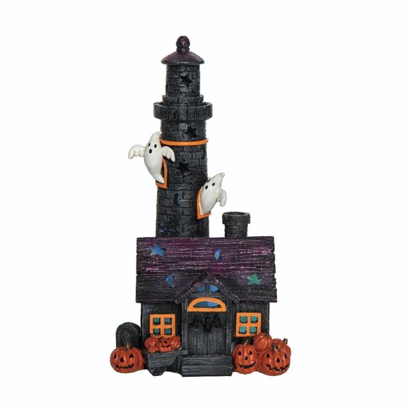 Transpac | Holiday | Haunted Light House Halloween Ghost Light Up ...
